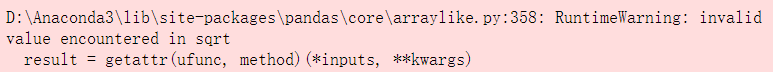 解决RuntimeWarning: invalid value encountered in sqrt-CSDN博客
