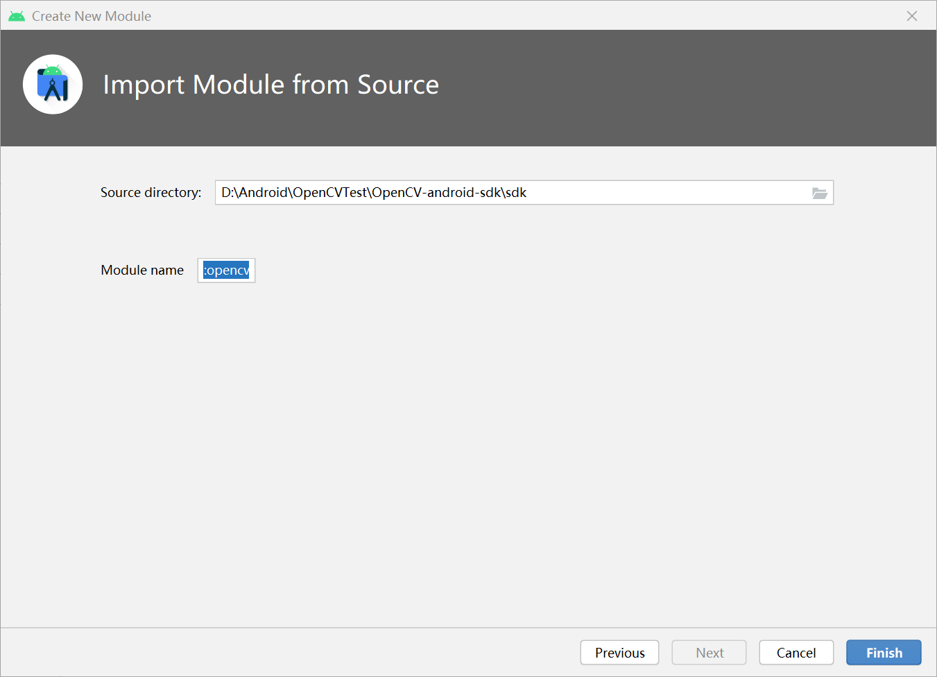 Android 配置 OpenCV环境(Android Stdio 4.1.3 openCV 4.5.5)_a problem occurred evaluating project ...