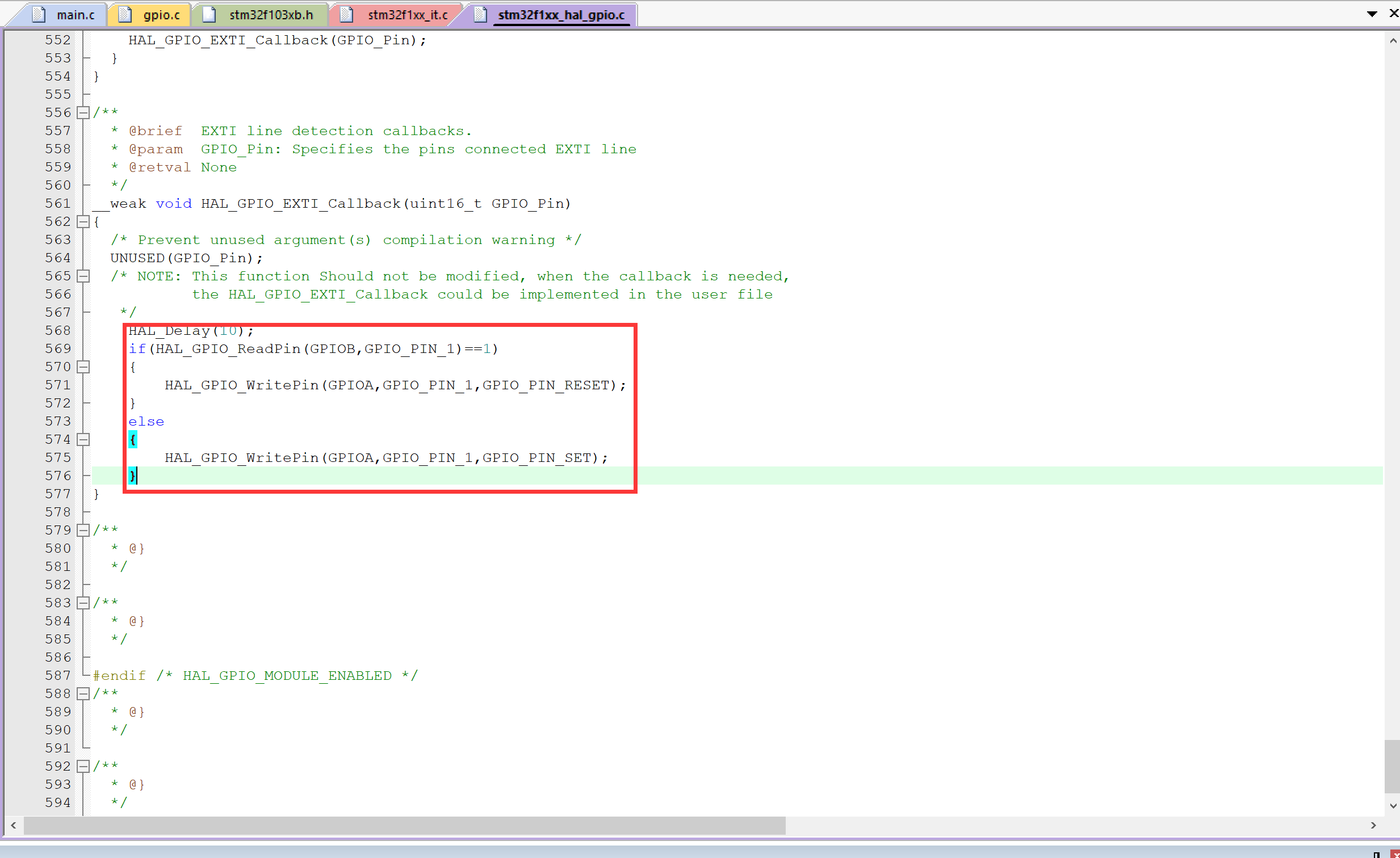 STM32F103开关控制LED灯_使用stm32f103r6芯片,并以中断处理方式实现pb4引脚的按钮控制pco接的led灯亮灭-CSDN博客