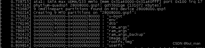 飞腾E2000Q平台128MB NORFLASH空间划分-CSDN博客