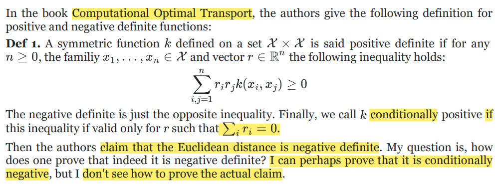 OT1：Sinkhorn Distances: Lightspeed Computation of Optimal Transport-CSDN博客