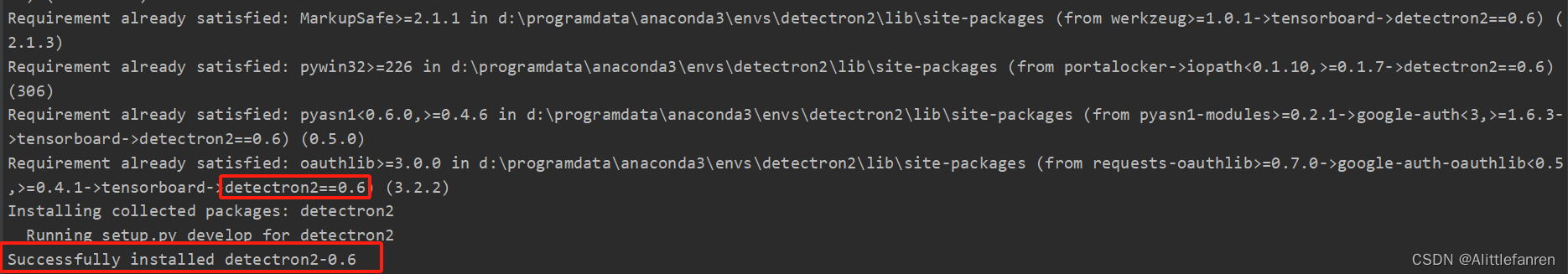 【第二次安装】安装detectron2 ——0.6版本。_detectron2-0.6-CSDN博客