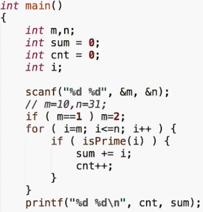C语言学习笔记（浙大翁恺版）第七周（函数部分）_c语言是否有isprime函数-CSDN博客