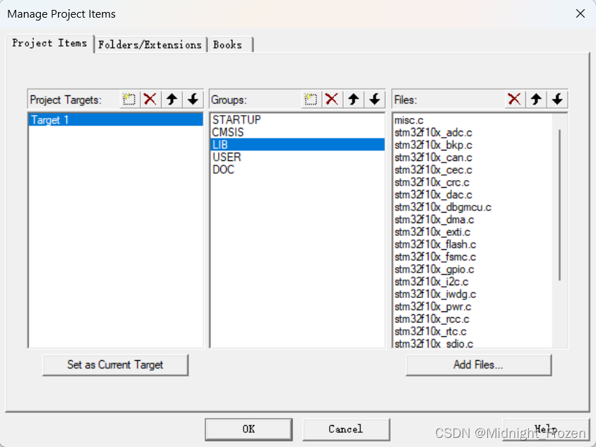 【stm32】学习笔记:stm32f10x在keil5下新建工程模板 Csdn博客