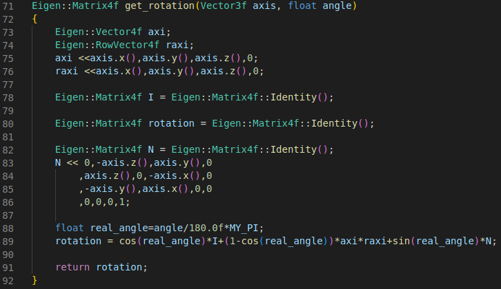 Games101-作业一: 旋转与投影_games101 fov-CSDN博客