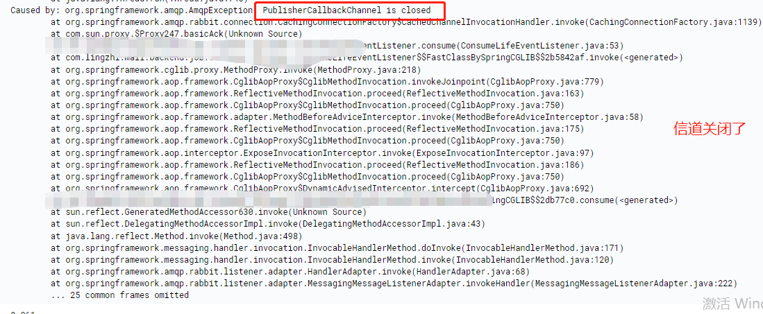 RabbitMq设置ackMode = “AUTO“，并且手动ACK导致的错误_rabbitmq设置了模式为自动ack 然后用手动提交的方式-CSDN博客