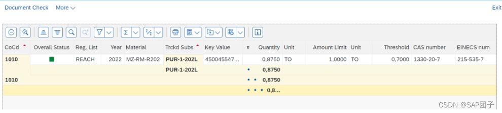 SAP产品合规（Product Compliance）管理-物质量追踪（SVT）实例展现及功能简介_sap如何追踪物料-CSDN博客
