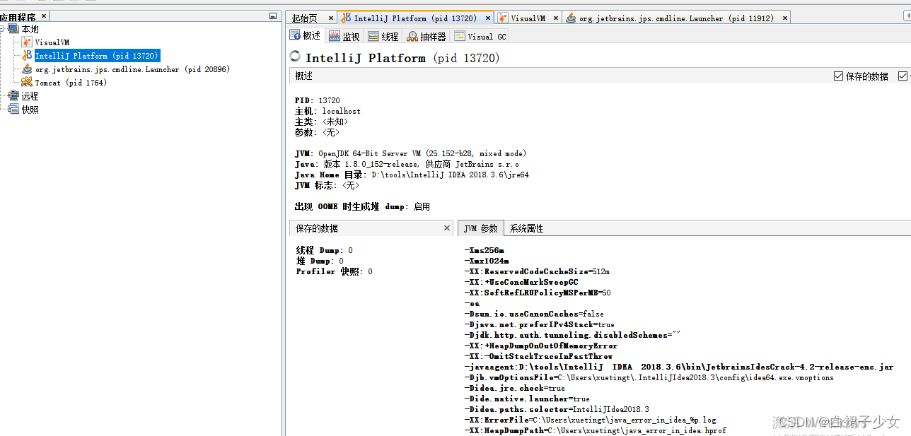 Jvisualvm的使用实录jvisualvm使用 Csdn博客