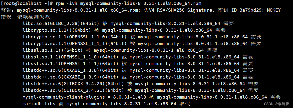 Centos7 安装mysql时 安装了依赖依然报错的问题yum Install Libcrypto Csdn博客