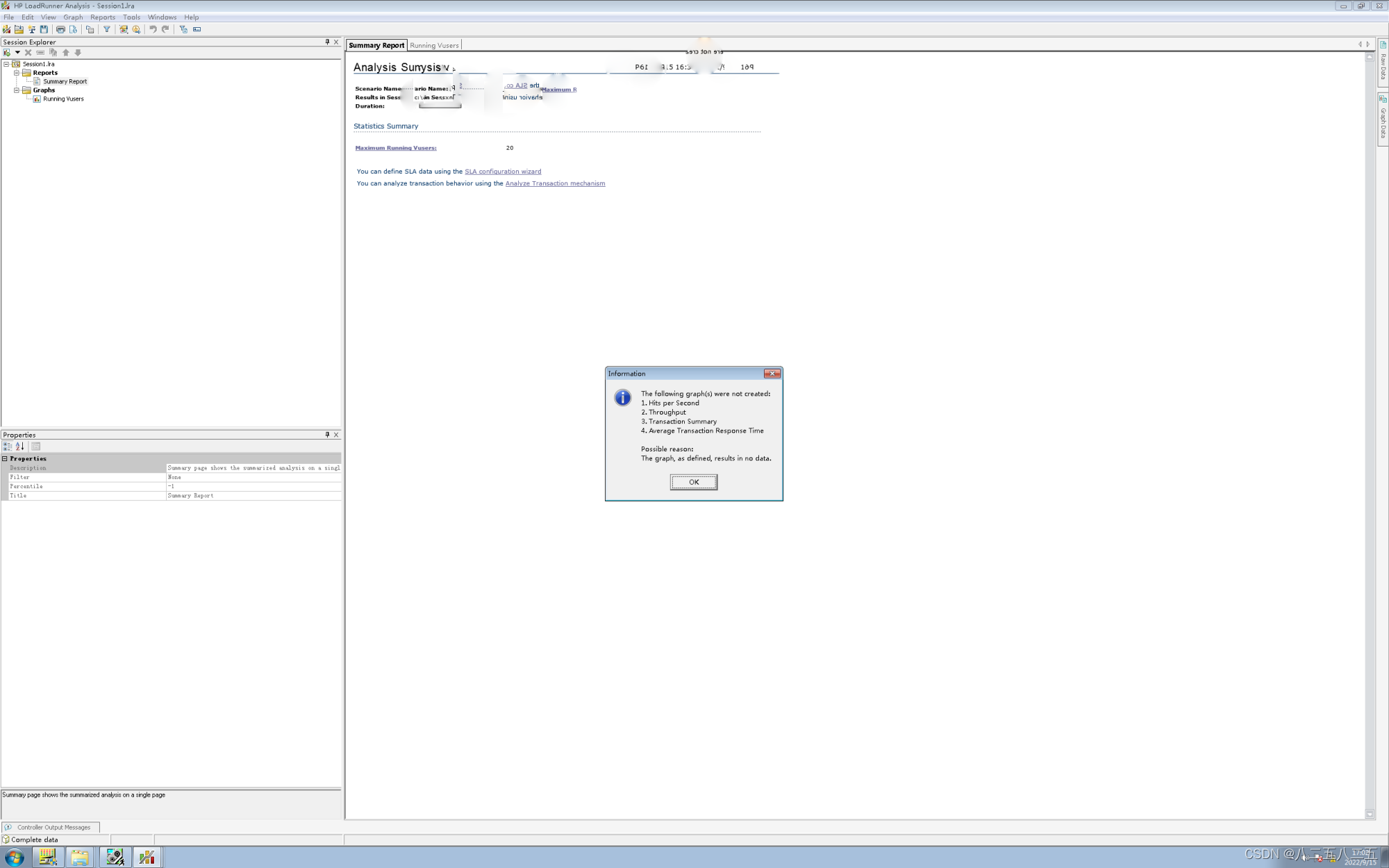Loadrunner执行完成后，不能生成结果报告_lr录制报告出不来-CSDN博客