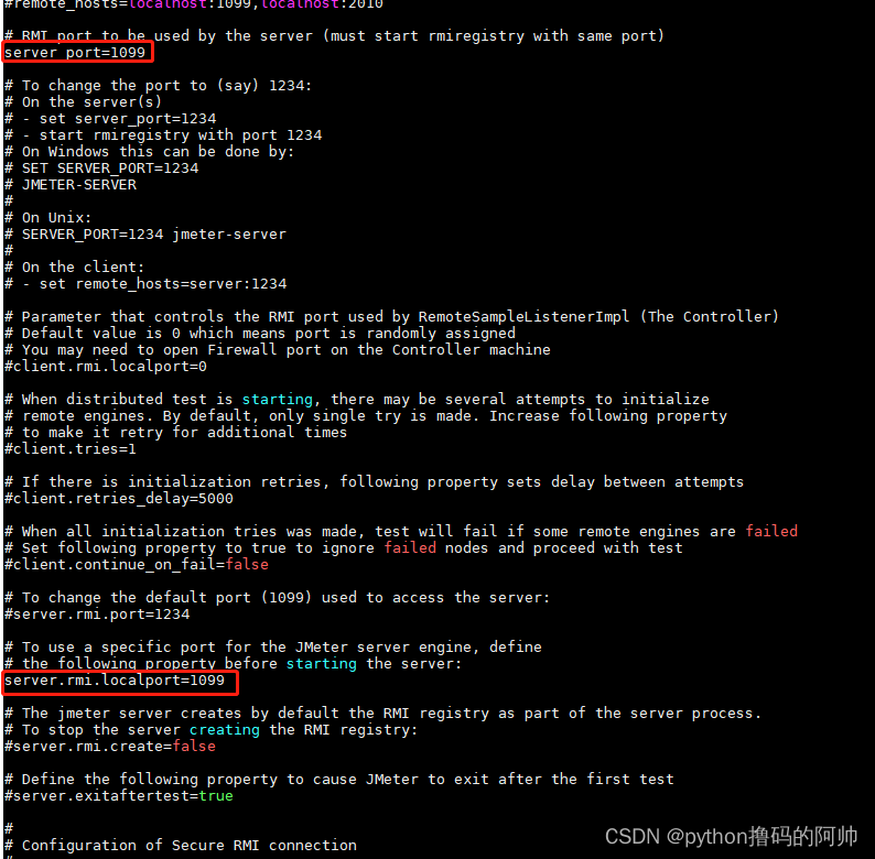 Jmeter分布式压测-windows(master控制机)&多个linux(slaves负载机)&监测服务器资源(cpu、内存等)_jmeter 在windows压测 在linux安装网络 ...