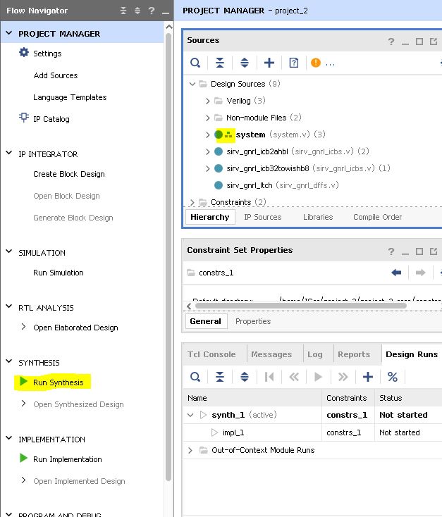 Vivado 蜂鸟 e203 MCU200T/DDR200T 逻辑综合 RISC-V 详细教程_蜂鸟e203 dc综合-CSDN博客