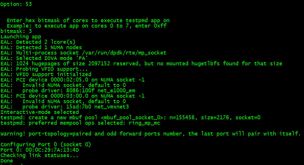 VMWare虚拟机搭建DPDK环境_but no mounted hugetlbfs found for that size-CSDN博客