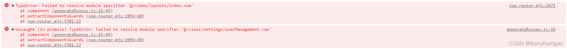 VUE3+vite动态路由配置报错_vite typeerror: 'caller', 'callee', and 'arguments-CSDN博客