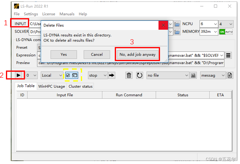 Ansys Ls-run重启动restart（或者是增加计算时间继续计算）方法_lsrun重启动-CSDN博客