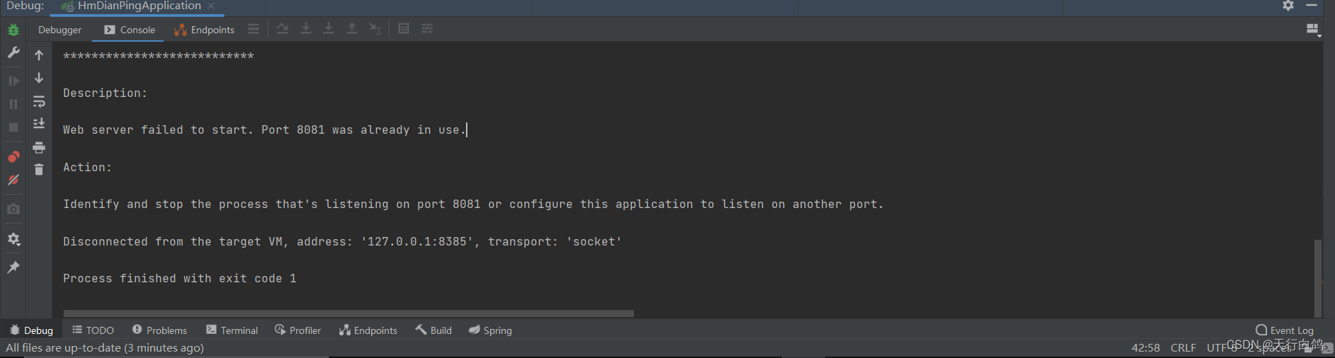 Identify and stop the process that‘s listening on port xxx or configure ...