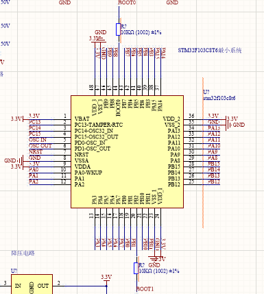 Altium Designer绘制STM32F103C8T6及SD卡模块原理图_stm32f103c8t6支持tf卡原理图-CSDN博客