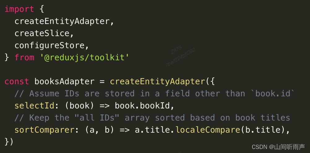 Redux-tookit 简述_redux tookit createentityadapter-CSDN博客