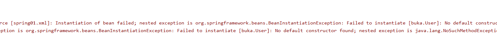 Spring：Failed to instantiate [XXX]: No default constructor found；的解决办法-CSDN博客