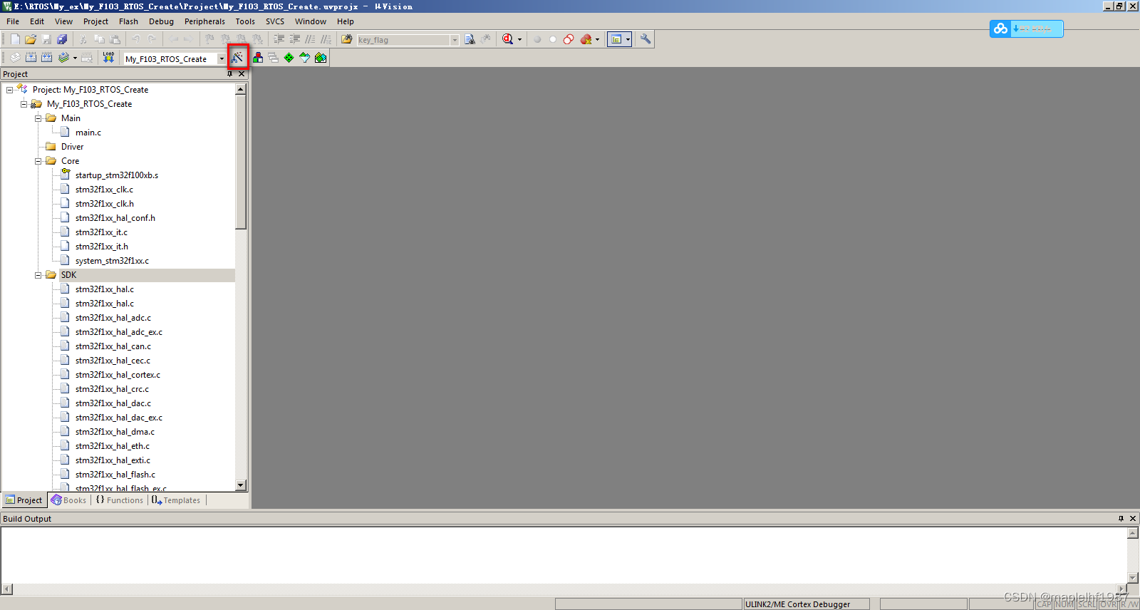 Keil 创建工程模板及精简第一个FreeRTOS程序_keil freertos-CSDN博客