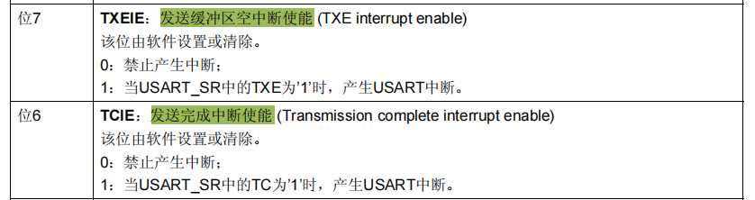 从寄存器方面看两种发送中断TC、TXE的区别_tc中断 txe中断-CSDN博客