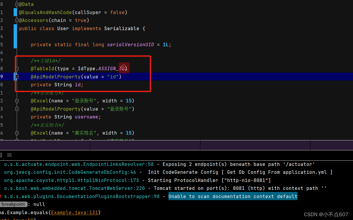 Unable To Scan Documentation Context Default解决报错 Csdn博客