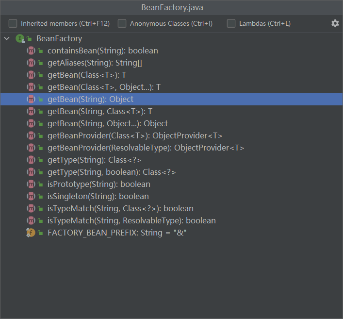 源码解读Spring中FactoryBean和BeanFactory区别_difference between beanfactory and factorybean in -CSDN博客