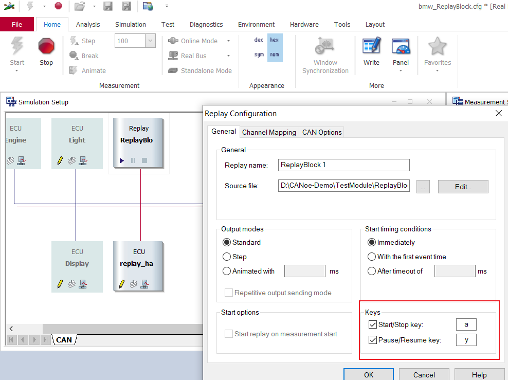 CANoe的数据回放（Replay Block），还是要结合CAPL脚本才能说的明白_canoe replay block-CSDN博客