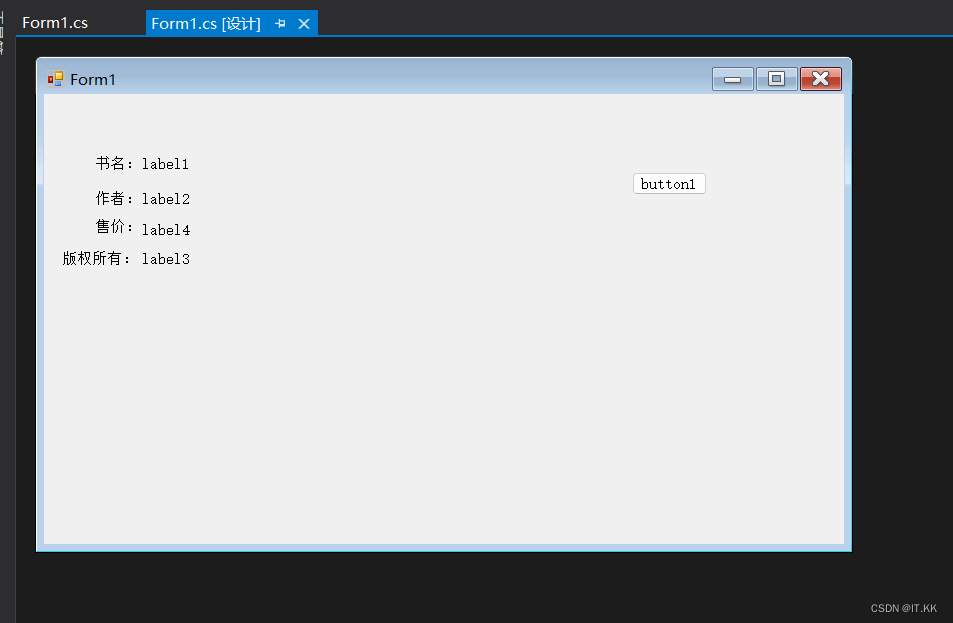 form1.cs[设计]窗口设计报错_类 form1 可以进行设计,但不是文件中的第一个类。visual studio 要求设计器使用文-CSDN博客