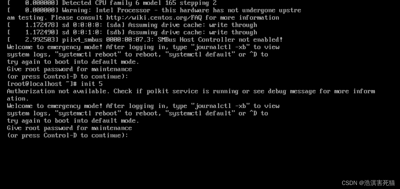 Linux系统开机出现 “welcome to emergency mode！”已解决-CSDN博客