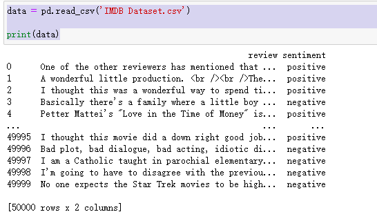 基于LSTM的IMDB电影评论情感分析_lstm情感分析 ibdm-CSDN博客