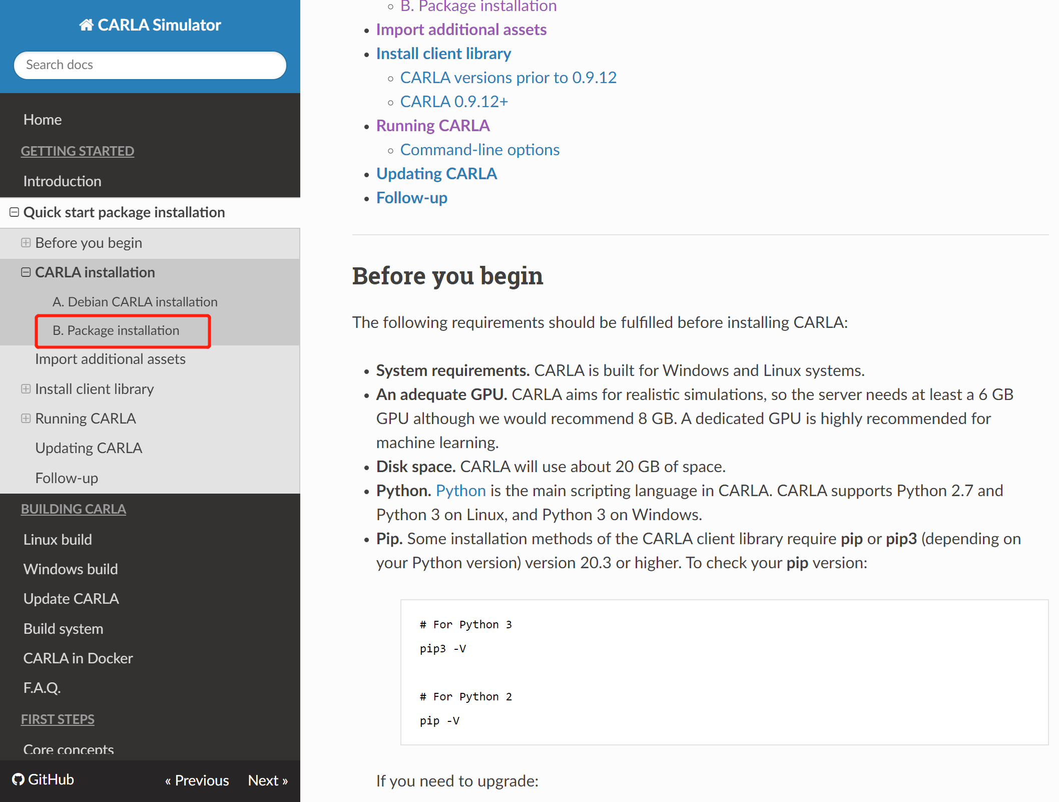 【Carla自动驾驶仿真平台教程】windows安装Carla预打包版本_carla使用教程-CSDN博客