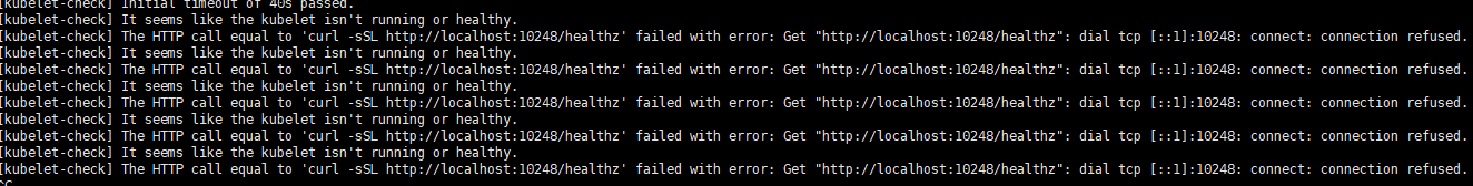 记一次 Get “http://localhost:10248/healthz“: dial tcp [::1]:10248: connect: connection refused解决办法 ...