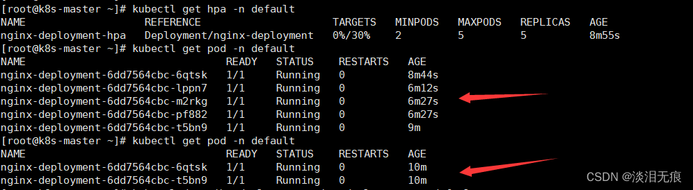 K8S-kubectl scale（静态）扩缩容pod，K8S-kubectl autoscale（动态）扩缩容pod，K8S的HorizontalPodAutoscaler（HPA）机制自动 ...