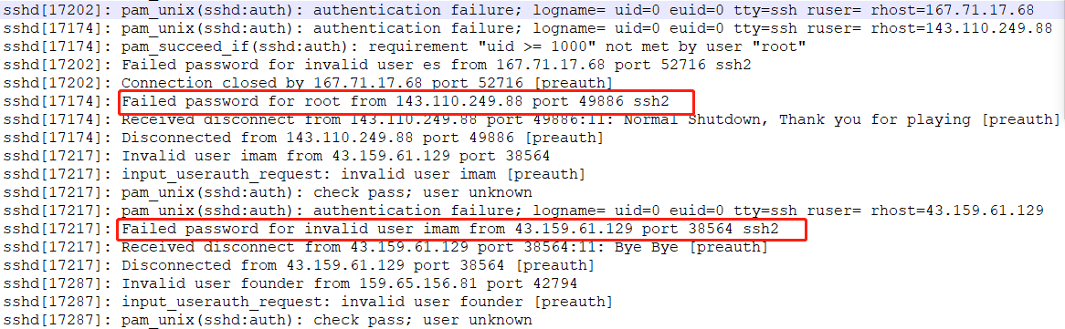 Linux服务器查看想暴力破解你服务器IP的~MD-CSDN博客