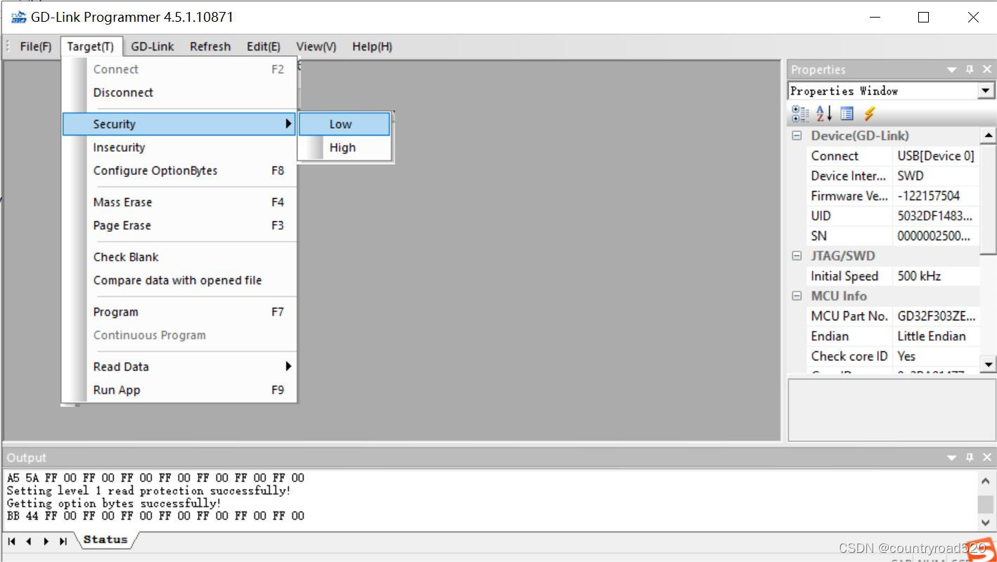 如何判断GD32F303是否读保护了以及如何解除读保护_gdlinkprogrammer-CSDN博客