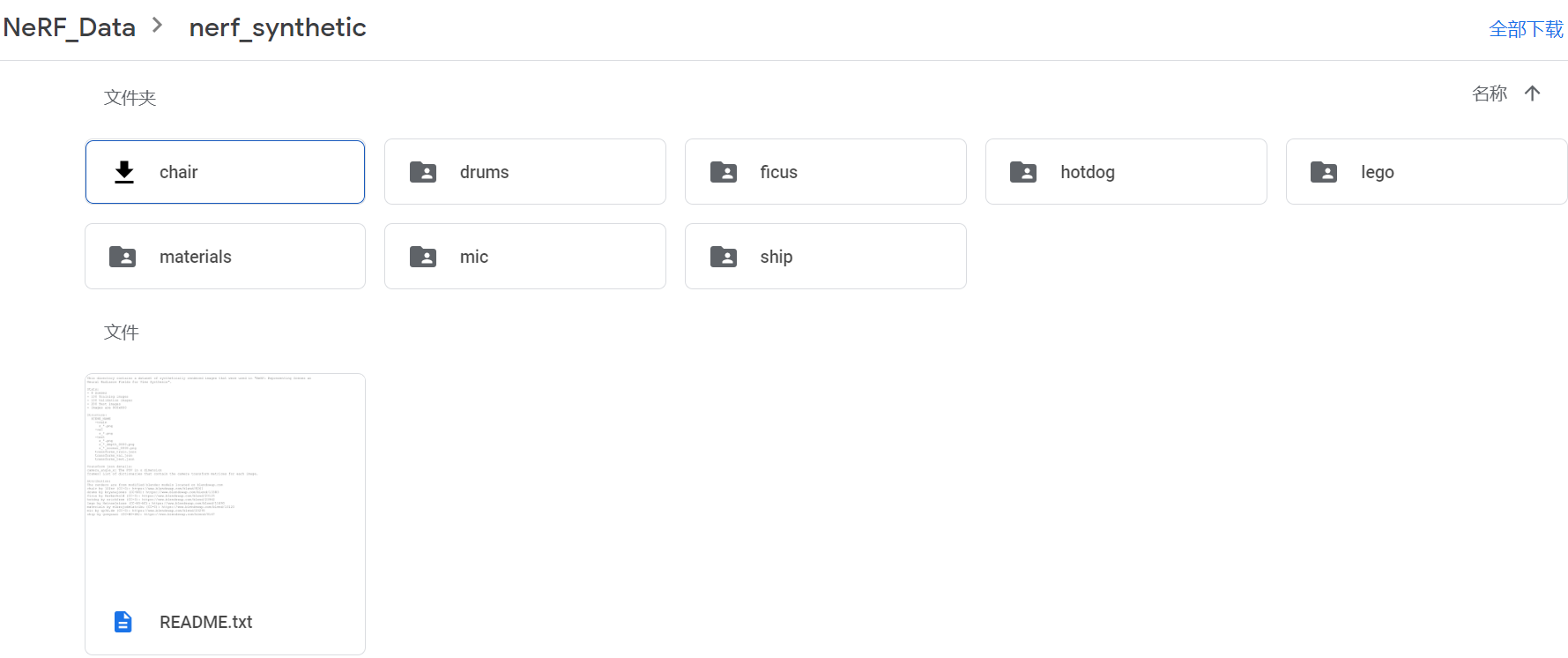 NeRF数据集介绍-CSDN博客