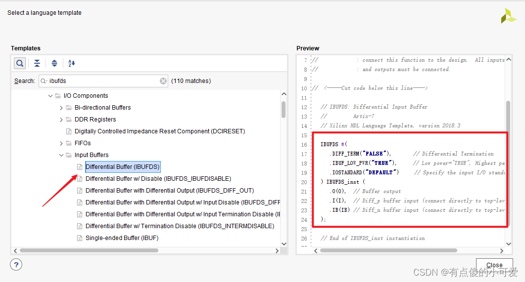 vivado：差分信号和单端信号 的相互转换 IBUFDS OBUFDS_vivado ibufds-CSDN博客