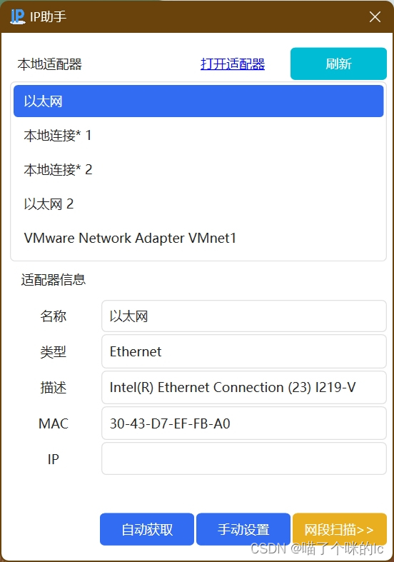 【C# WPF 实用工具】IP助手-CSDN博客
