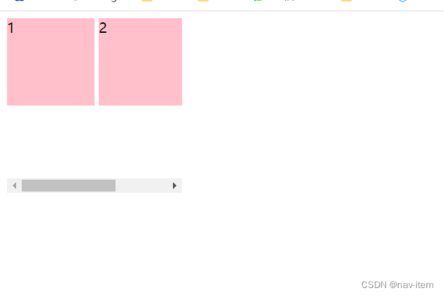 子div超出父div部分横向滚动，不换行-CSDN博客