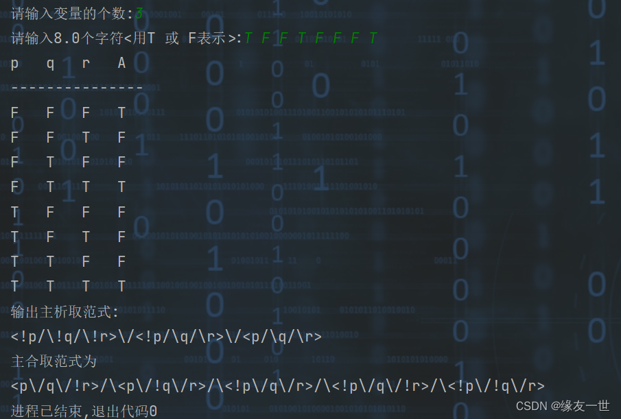 离散数学实践一编程判断主析取范式和主合取范式【java实现】主析取范式和主合取范式的代码 Csdn博客
