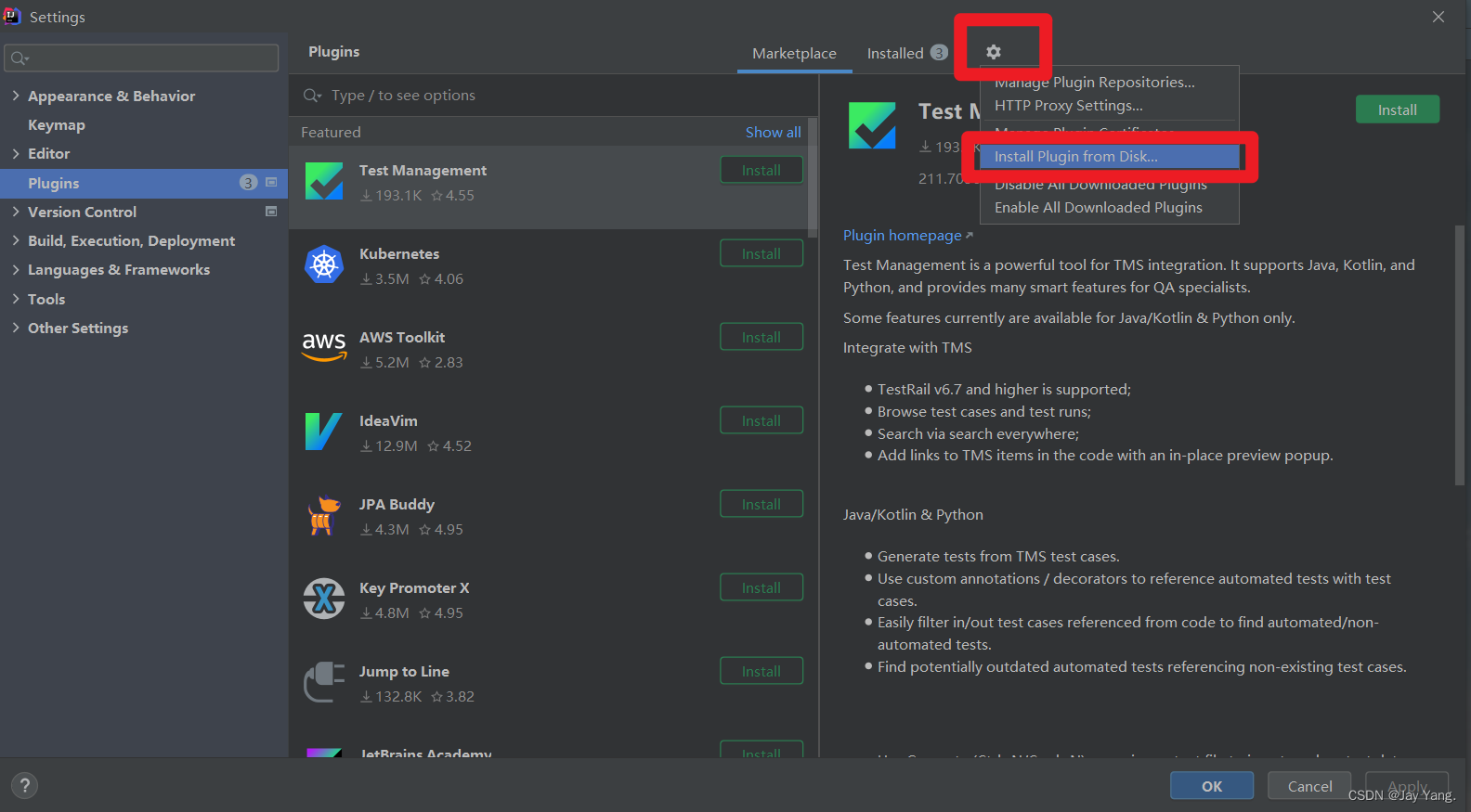 安装IDEA插件报错【中文插件报错】Plugin “Chinese (Simplified) Language Pack / 中文语言包“ was not installed: Invalid ...