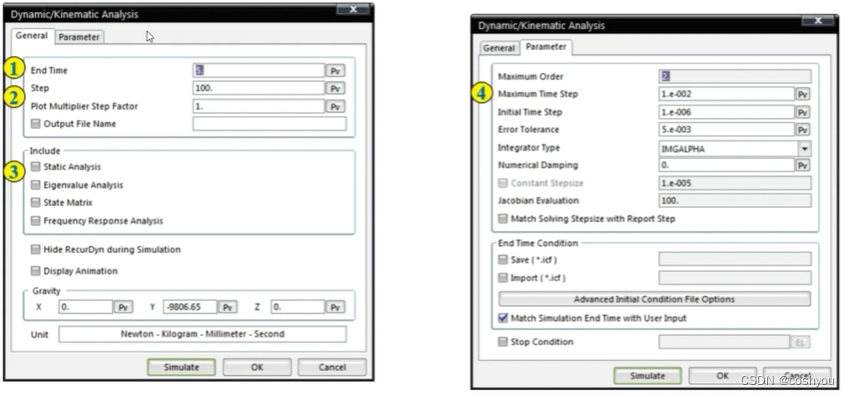 RecurDyn第一次学习笔记_recurdyn initial condition is in-CSDN博客