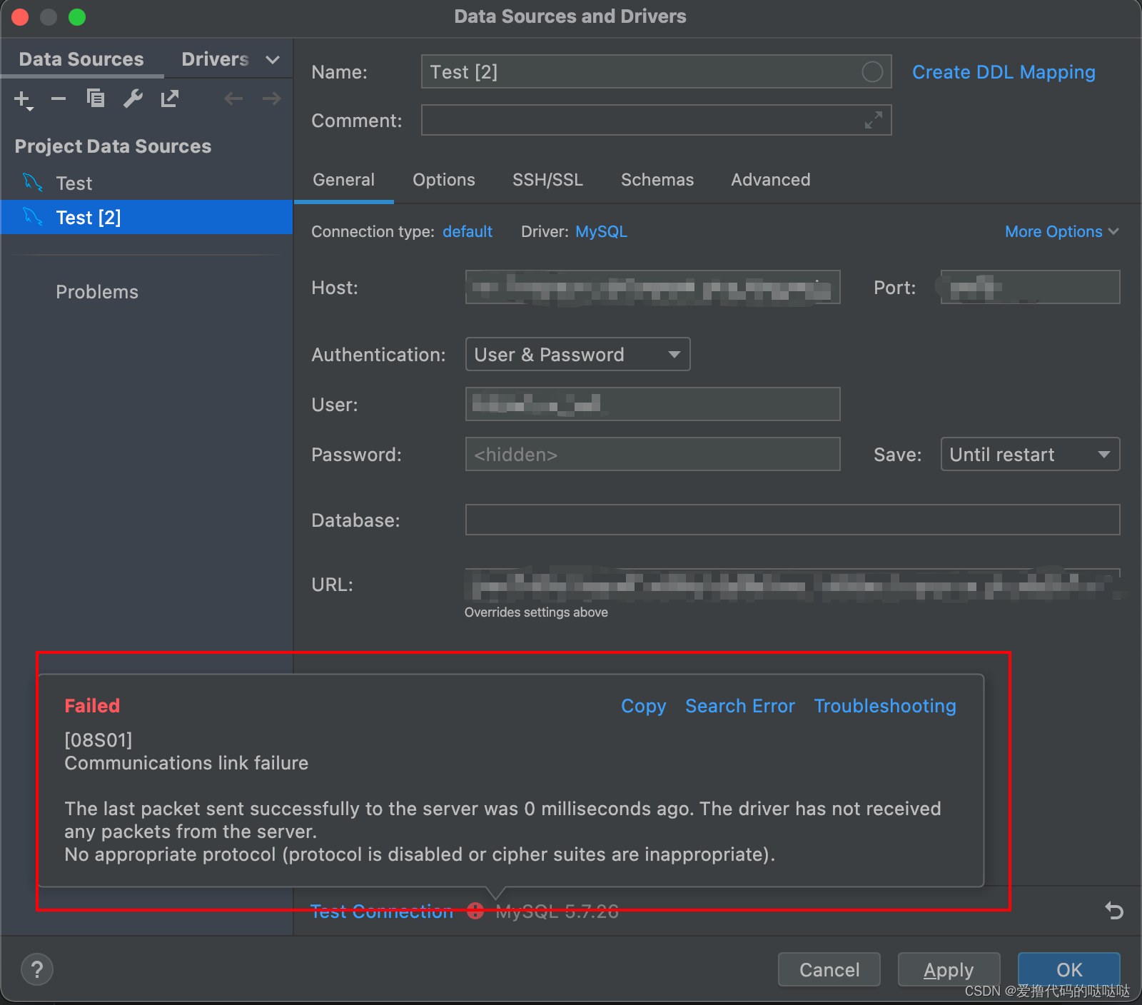 IDEA连不上数据库_the file is not linked to any connection. to conti-CSDN博客