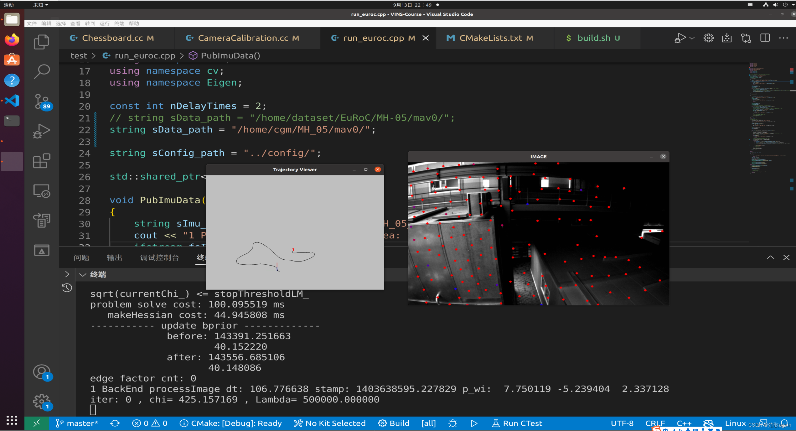 《视觉SLAM进阶：从零开始手写VIO》 第7讲作业 超详细运行步骤_视觉slam进阶:从零开始手写vio 视频下载-CSDN博客
