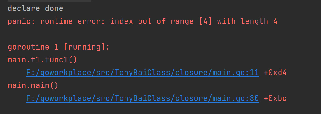 Golang 循环体中的闭包和go func变量取值问题[延迟绑定]_golang goroutine参数 延迟传递-CSDN博客