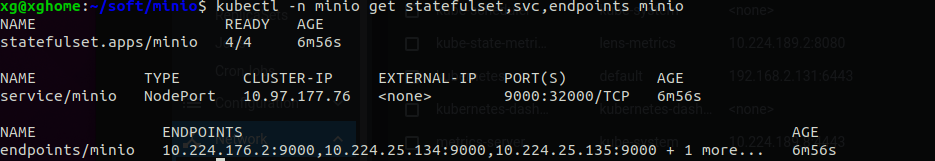 minio笔记3--基于k8s搭建minio集群_minio查看集群命令-CSDN博客
