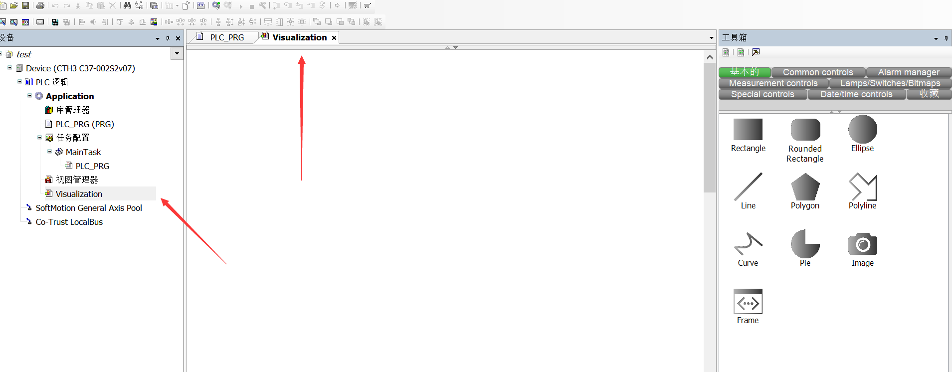 codesys工程ST语言学习笔记（四）可视化输出 “codesys的printf()“第一个hello world工程_codesys 内部输入输出-CSDN博客