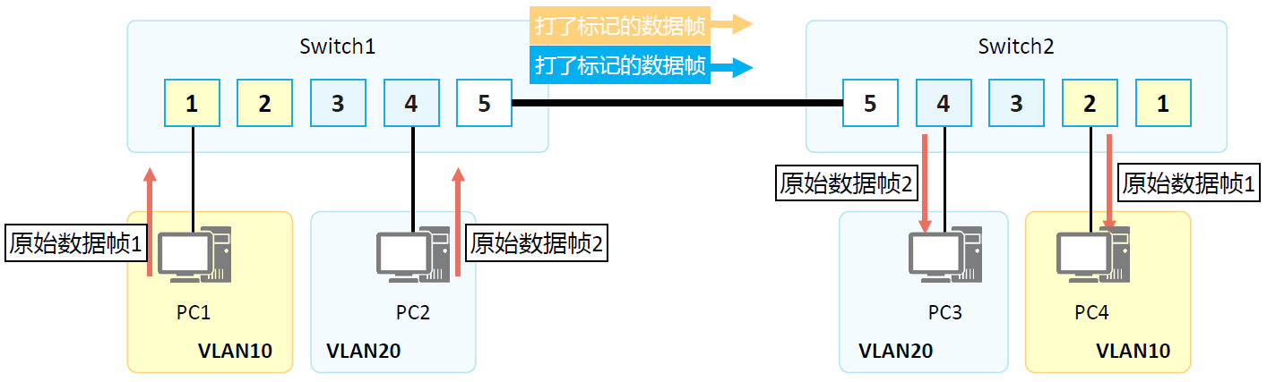2021-12-15 网工基础（十一） VLAN的基本原理、接口类型、Access、Trunk_vlan access trunk-CSDN博客
