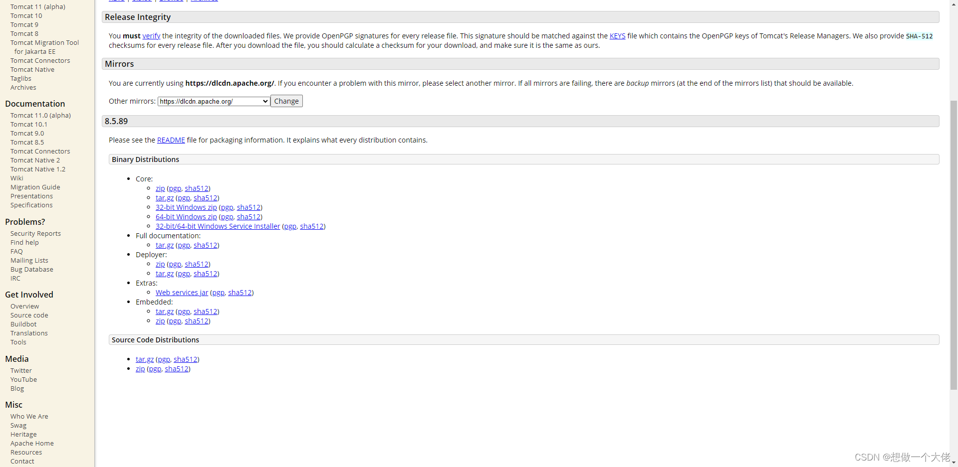 Tomcat的下载与配置-CSDN博客